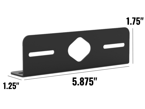 Single Static Bracket - Q-SSTB | SpeedTech Lights