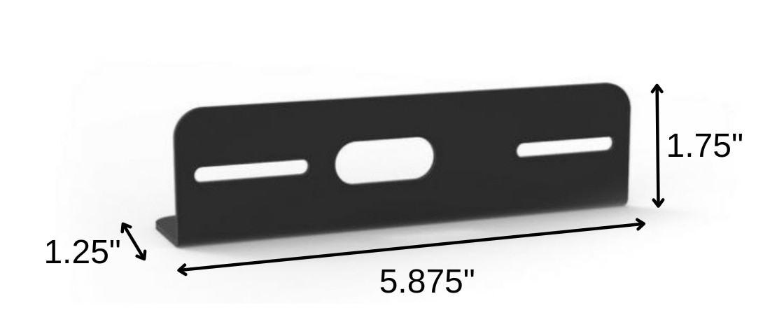 Single Static Bracket - Q-SSTB | SpeedTech Lights