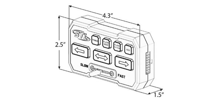 Direct Control Switch Box - C-DCB | SpeedTech Lights